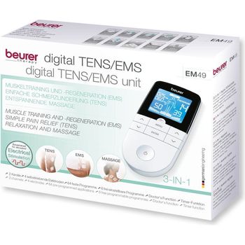 Beurer EM 49 Digital TENS-EMS, 3-in-1 Reizstromgerät zur ...