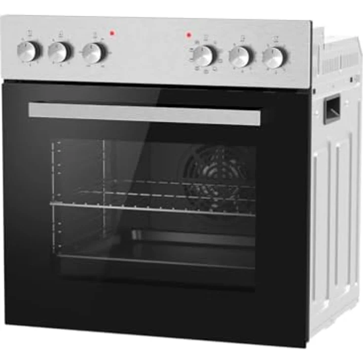 PKM Einbauherdset EHS7IX, 65 Liter mit Umluft-Funktion, 8 ...