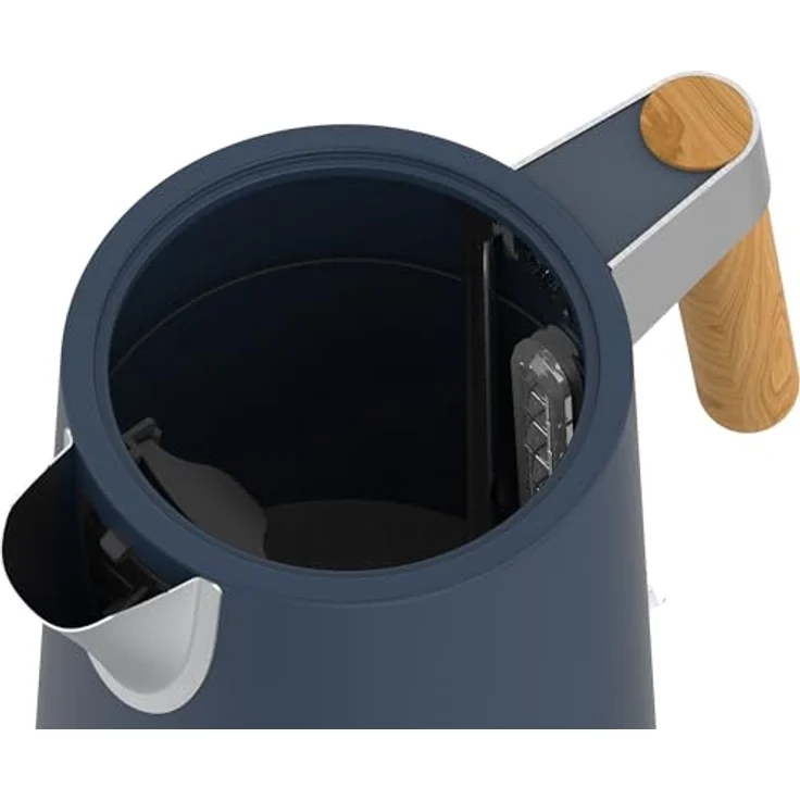 ECG RK 1768 Strix Timber Petrol, Wasserkocher mit 1,7 Liter Volumen ...