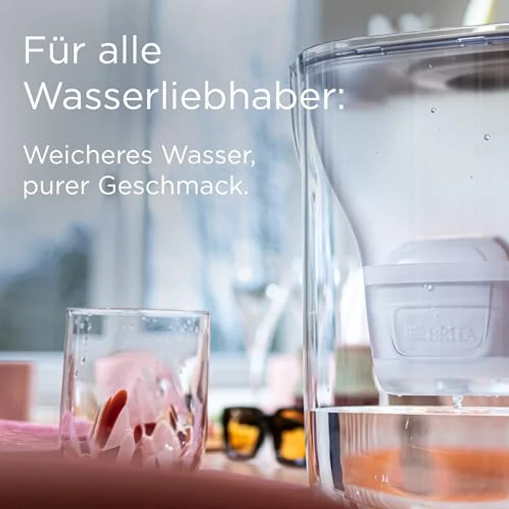 BRITA Wasserfilter Kanne Style Essential XL, 3,6L, weiß, inkl. 1x ...