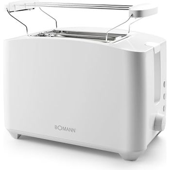 Bomann® Toaster 2 Toastschlitze | Toaster mit Brötchenaufsatz | Toaster ...