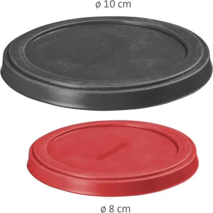 Westmark 2x2 Frischhaltedeckel, rund, Silikon, ø 10 + 8 cm, BPA-frei ...