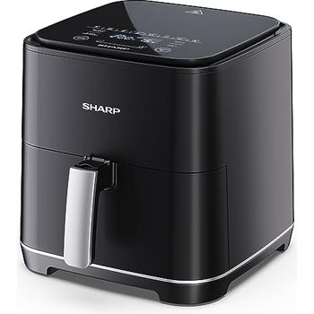 SHARP AF-GS552AE-B Heißluftfritteuse 5,5L mit digitaler Steuerung ...