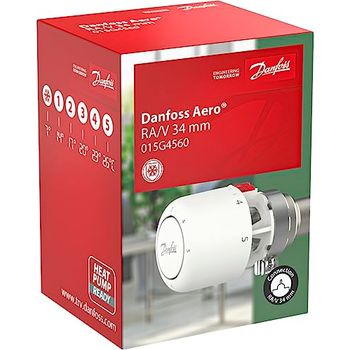 Danfoss Aero RA/V click, Thermostatischer Sensor mit gasgefülltem ...
