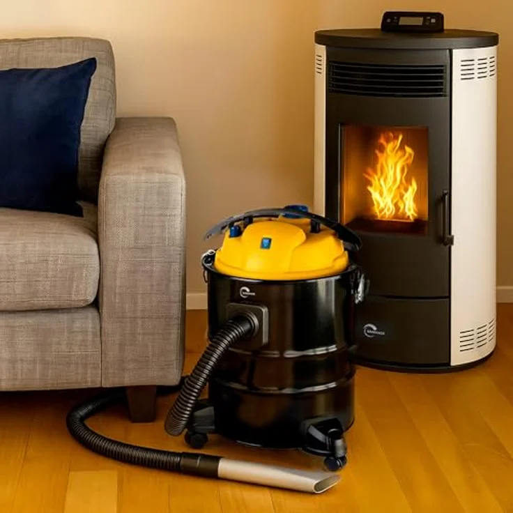 Sannover Thermique Professioneller Aschesauger, 1200 W für Nass- und ...