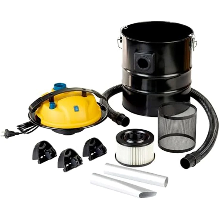 Sannover Thermique Professioneller Aschesauger, 1200 W für Nass- und ...