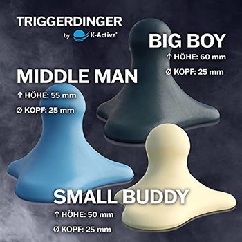 Triggerdinger by K-Active® Classic Edition | Triggerpunkt-Drücker Set | Massagegerät Set zur ...