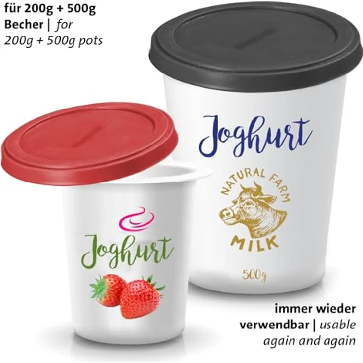 Westmark 2x2 Frischhaltedeckel, rund, Silikon, ø 10 + 8 cm, BPA-frei ...