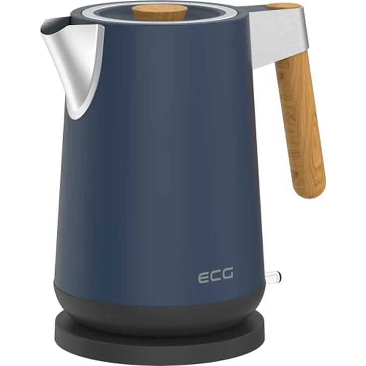 ECG RK 1768 Strix Timber Petrol, Wasserkocher mit 1,7 Liter Volumen ...