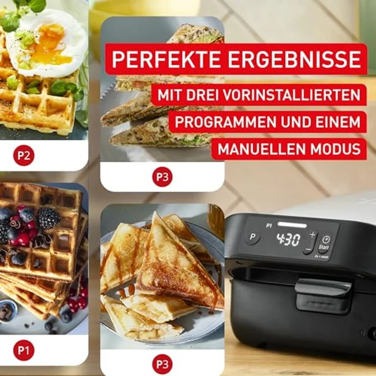 Tefal 2-in-1-Sandwichmaker Snack Collection Precision, Sandwiches ...
