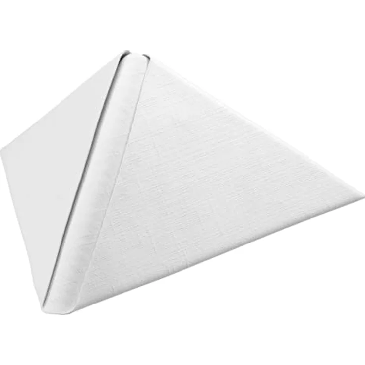 Duni 540 Duni Dunilin® Servietten, weiß, 40x40cm, 186757 - 12x Dunilin ...
