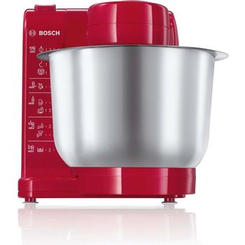 Bosch MUM44R1 Küchenmaschine MUM4, 500 W, 3,9L Metallschüssel, 4 ...