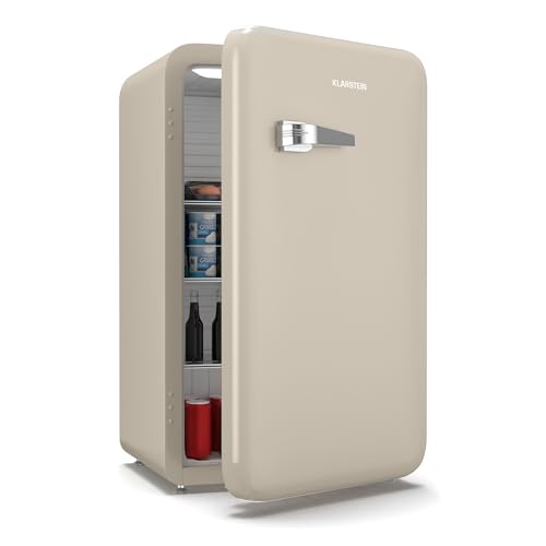 Klarstein Audrey Evo 90L Retro Mini Kühlschrank, 40 dB leise ...