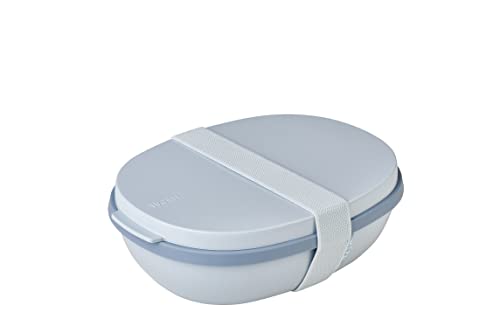 Mepal - Lunchbox Ellipse Duo - Meal Prep Box für Erwachsene & Salatbox ...