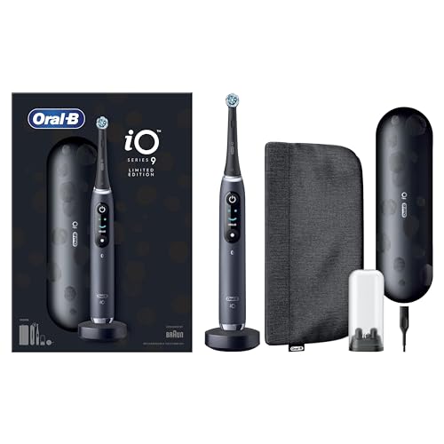 Oral-B iO Series 9 Special Edition, elektrische Zahnbürste, Bluetooth, 7 Putzmodi, 1 Reiseetui ...