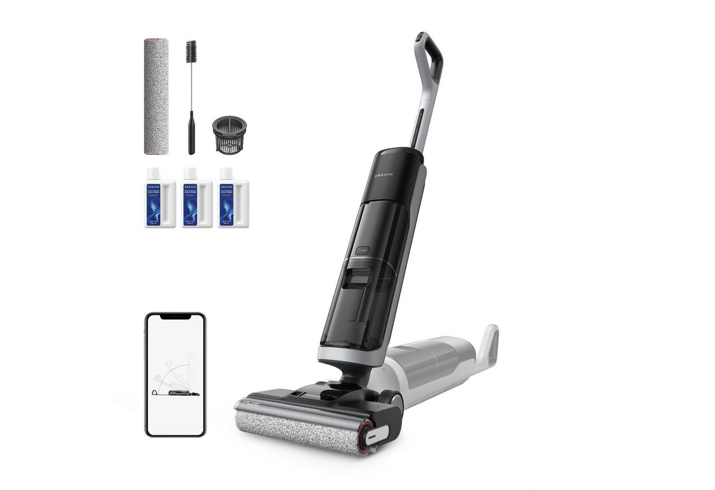 Dreame H14 Pro, Nass-Trocken-Sauger mit 18.000 Pa Saugkraft, 400 W, 180 ...