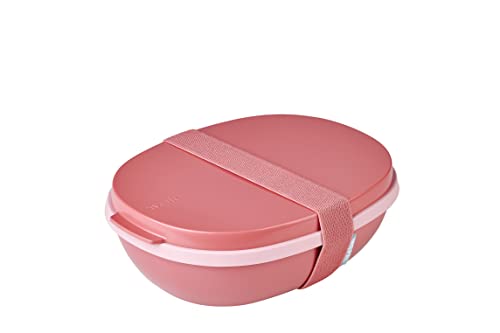 Mepal - Lunchbox Ellipse Duo - Meal Prep Box für Erwachsene & Salatbox ...