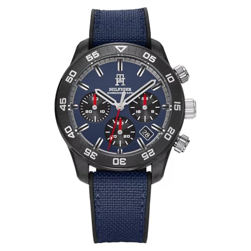 Tommy Hilfiger TH1792183, Herren Silikon Uhr mit Kalenderfunktion ...