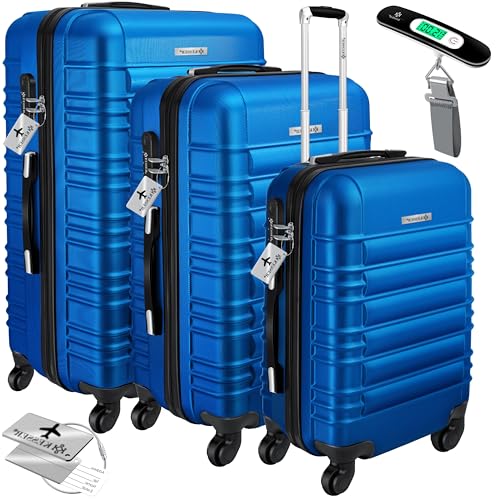 KESSER® 3tlg. Hartschalenkofferset Hartschalenkoffer Reisekoffer Set ...