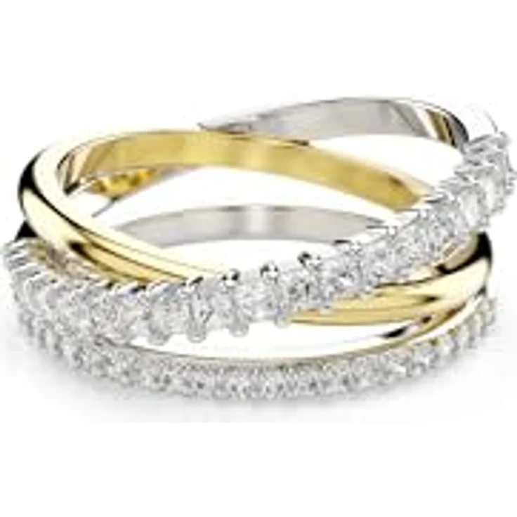 Swarovski Hyperbola Ring, Gemischte Metalloberflächen, Größe 52, FW24 ...