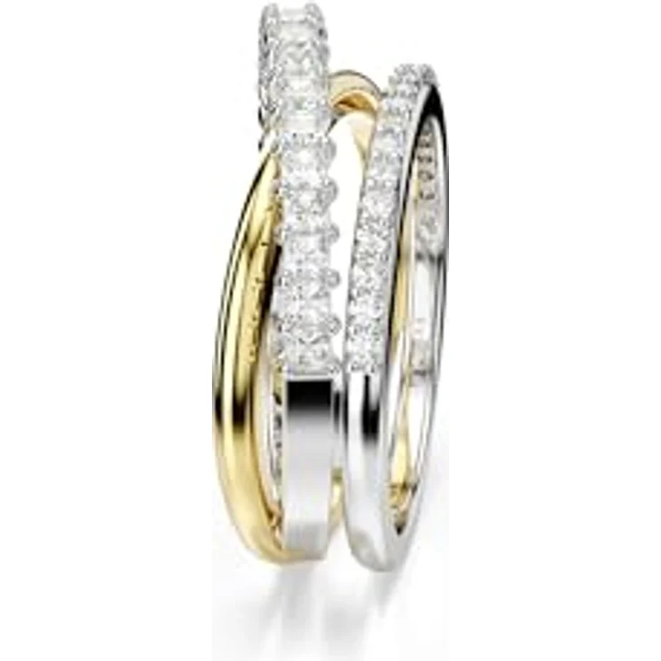 Swarovski Hyperbola Ring, Gemischte Metalloberflächen, Größe 52, FW24 ...