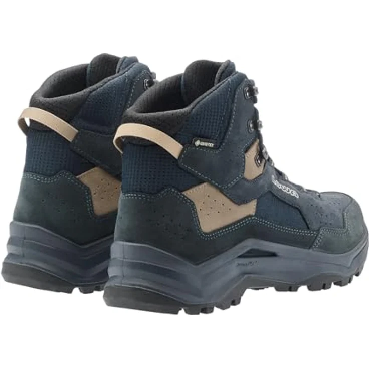 Lowa VENTIERRA GTX MID, Wanderschuhe mit GORE-TEX Membran, navy/dune ...