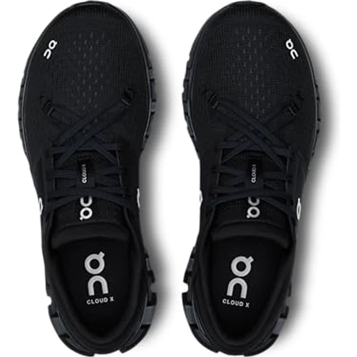 ON Running CLOUD X 4, Laufschuhe aus Mesh, schwarz, Größe 37 ...