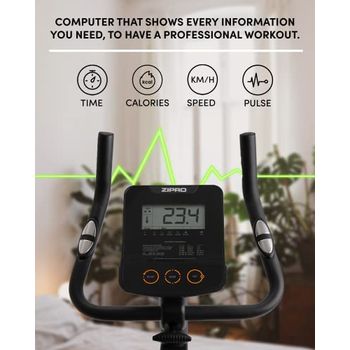 Zipro Heimtrainer Fahrrad Nitro RS, Ergometer Fitnessbikes ...