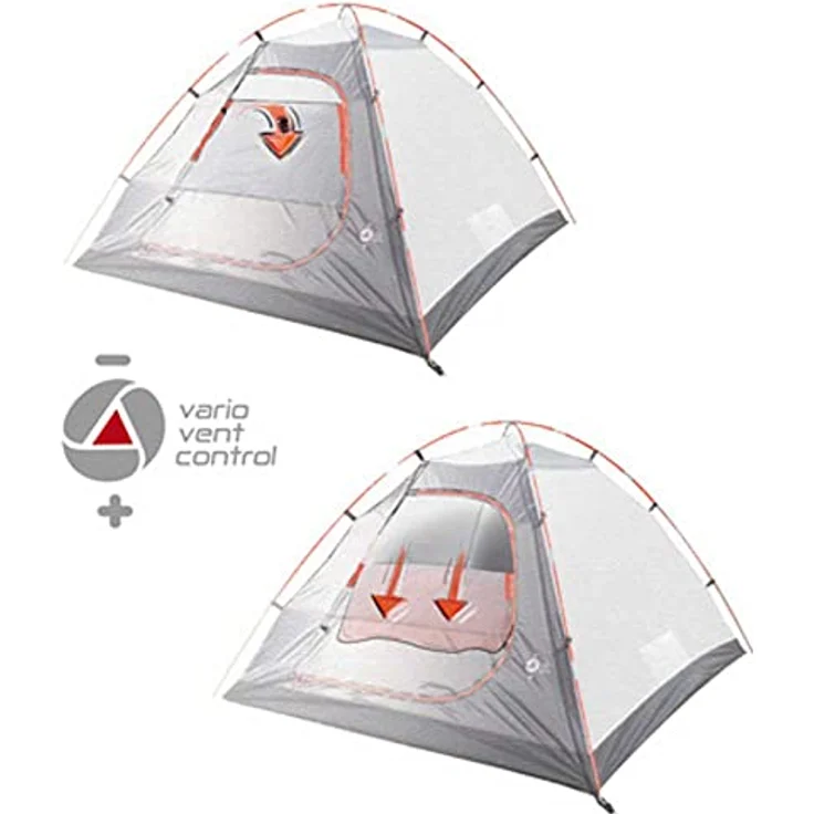 High Peak Kuppelzelt Kira 3.0 für 3 Personen, 340 x 190 x 120 cm, grün ...