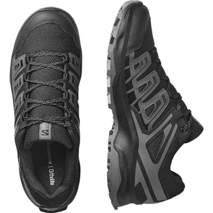 Salomon EXTEGRA Wanderschuh, wasserdicht mit niedrigem Schaft und Gummi ...