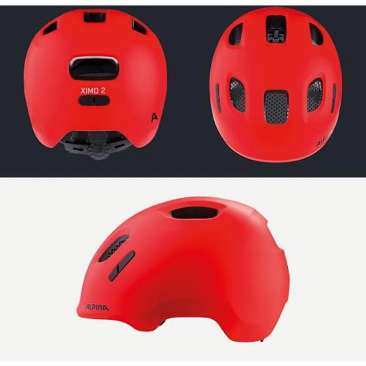 ALPINA Ximo 2 L.E. - Leichter, Bruchfester Fahrradhelm für Kinder, neon ...