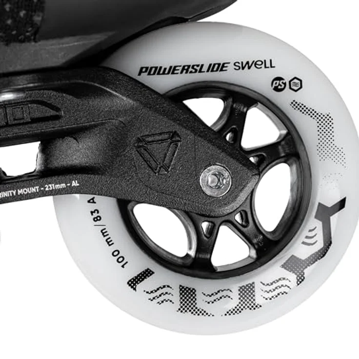 Powerslide Inlineskates Swell Lite Black 100, Fitness Skates mit 100mm ...