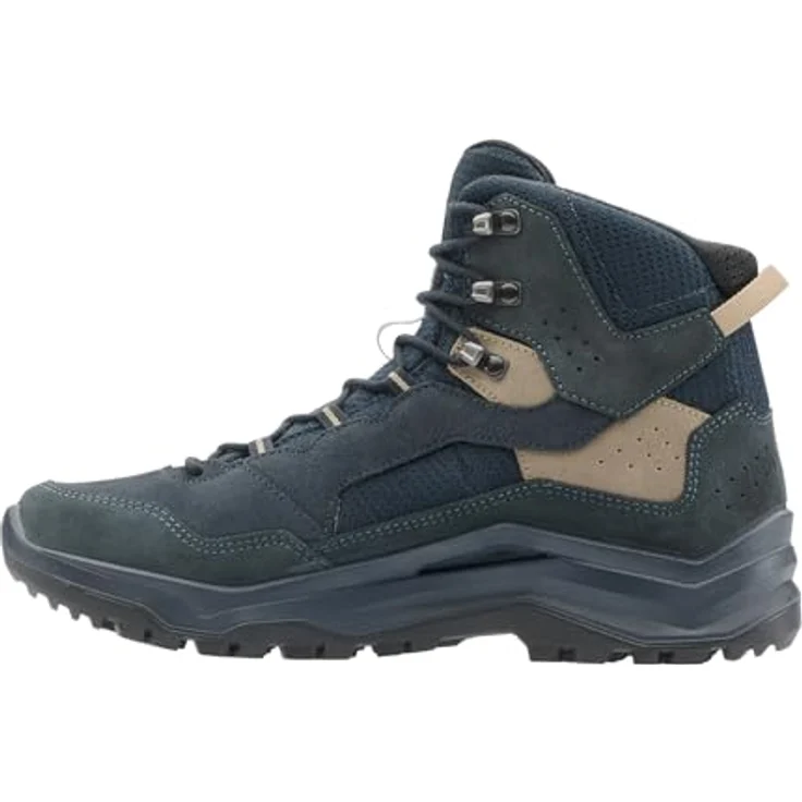 Lowa VENTIERRA GTX MID, Wanderschuhe mit GORE-TEX Membran, navy/dune ...