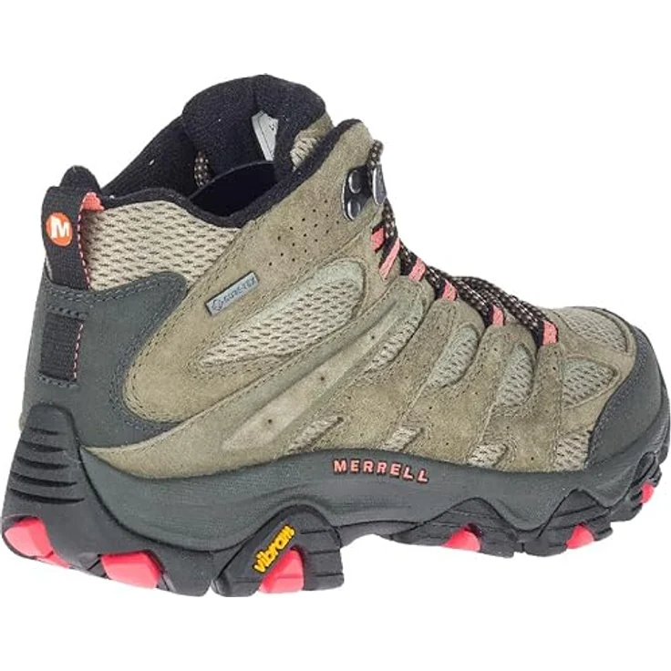 Merrell MOAB 3 Mid GTX, Damen-Wanderschuhe aus Veloursleder und Mesh ...