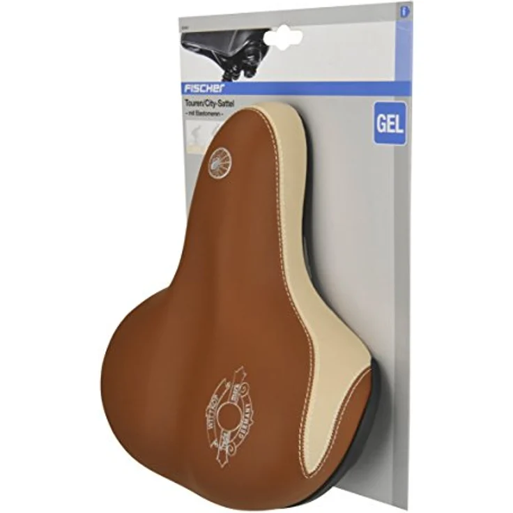 FISCHER Unisex Elastomer Cappuchino Tourensattel, GEL-Polsterung für ...