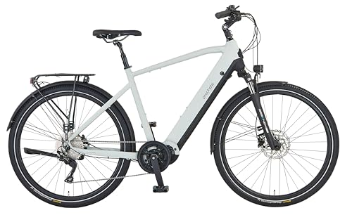 Prophete ENTDECKER 5.0 Herren Trekking E-Bike 28" – AEG 250W Mittelmotor, 220 km Reichweite ...